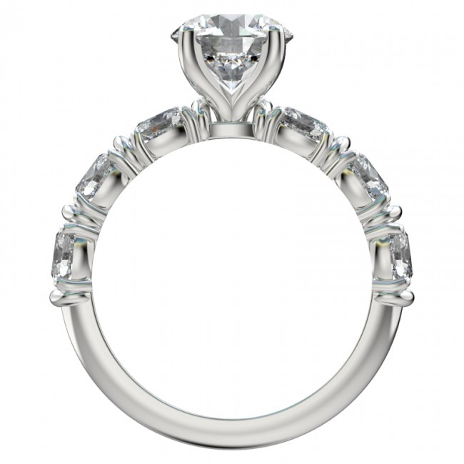 R1068 - Peg head - With Diamond Accents - Engagement Rings - Private ...